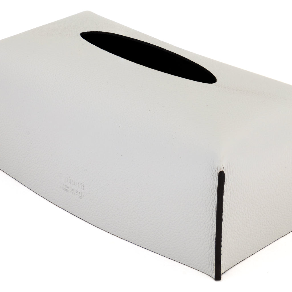 Soft Rectangular Tissue Box Light Grey (L 24.7 x W 12.7 x H 7.5) cm