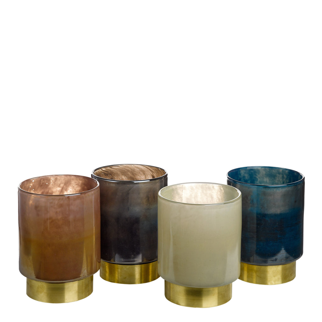 Pols Potten Belt Candle Holder Set Of 4 (Ø14 X H 19) Cm