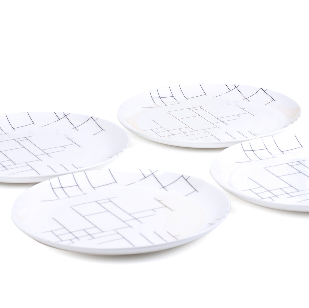 Maze Plate (Ø 27 x H 2.5) cm Set of 4