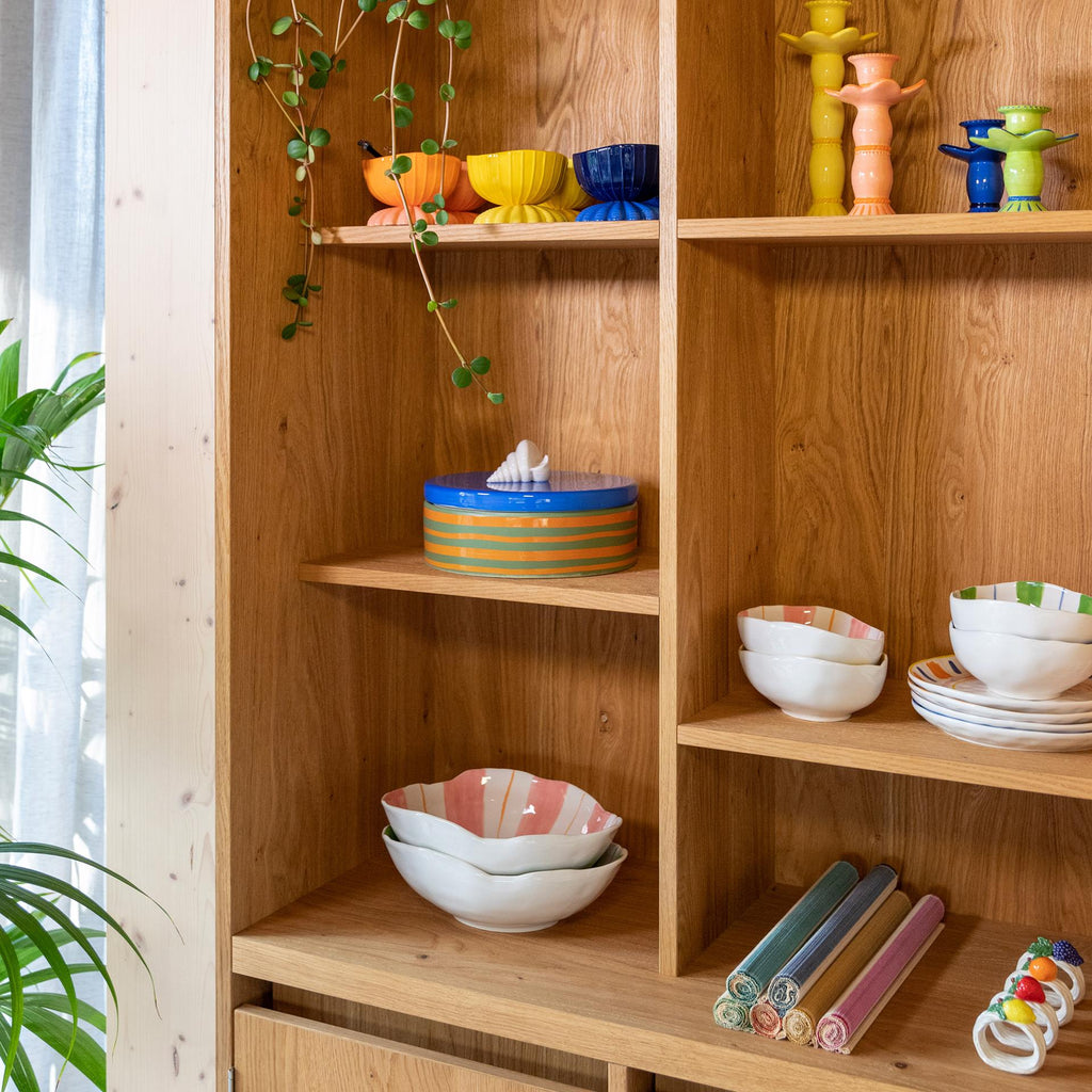 Ray Bowl Pink (L 27 x W 21 x H 10) cm