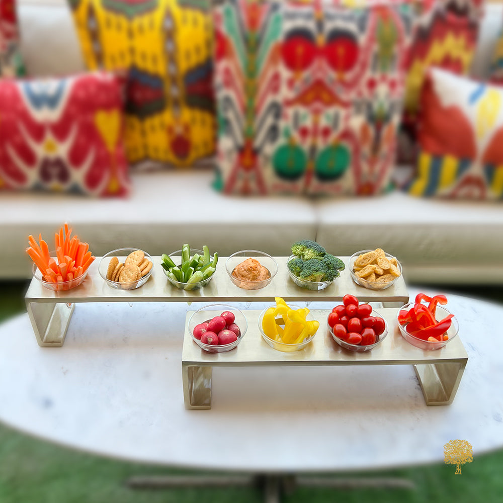 Cone Bridge Gold / Clear (L 47 x W 12 x H 12) cm