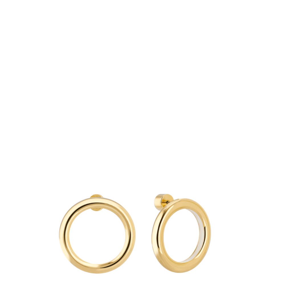 Eyelet Earrings White Sand