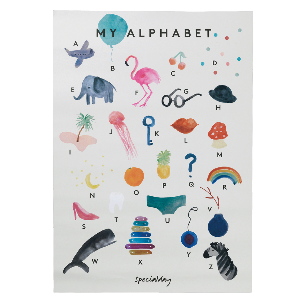 My Alphabet Poster (L 42 x H 59) cm